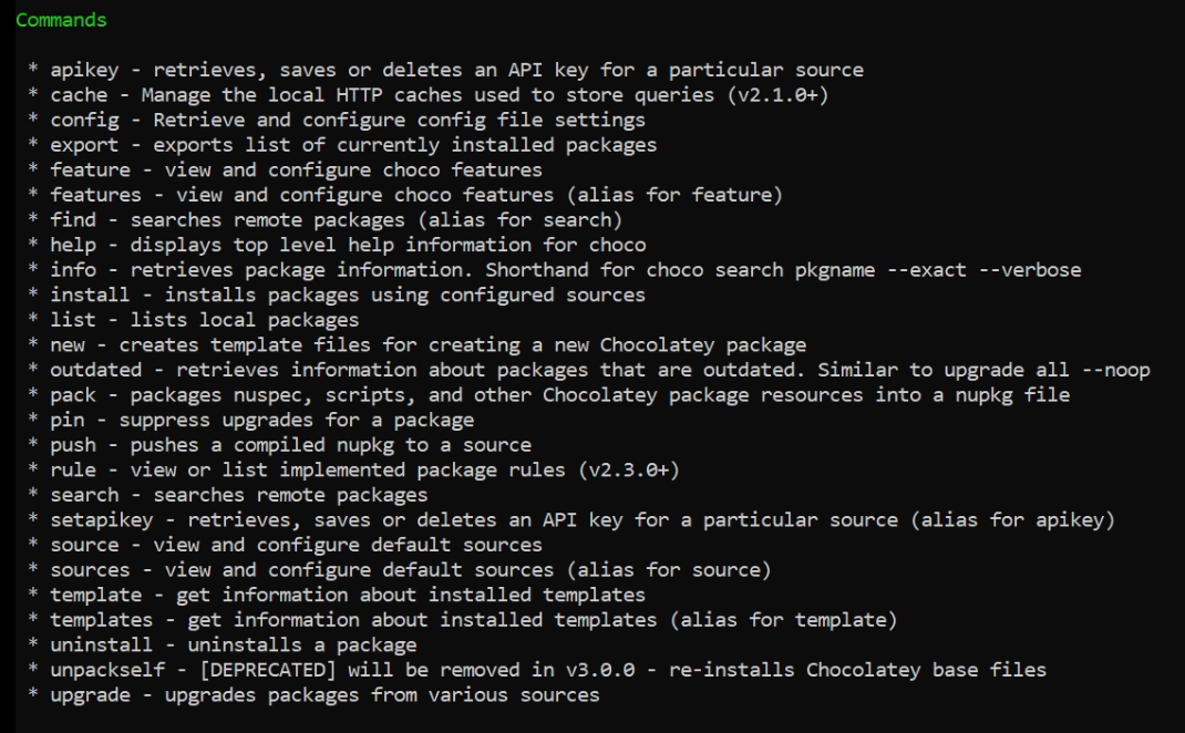 Installer Chocolatey sur Windows