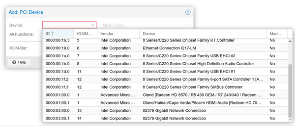 Activer le GPU Passthrough sur Proxmox VE