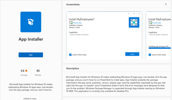 Installer Winget sur Windows