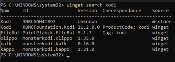 Installer Winget sur Windows