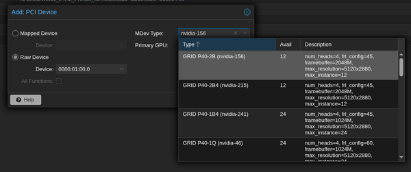 Activer Nvidia vGPU sur les GPU grand public sur Proxmox VE