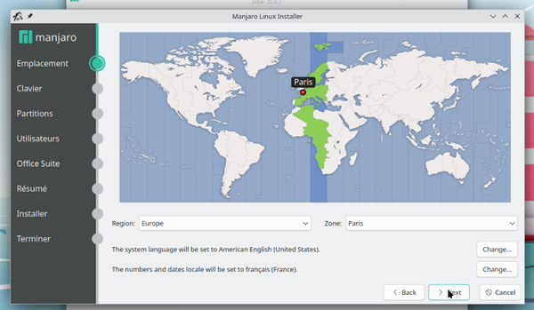 Installer Manjaro